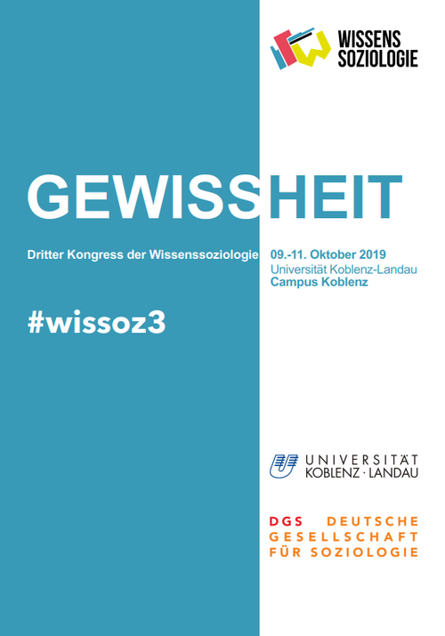 DGS - Deutsche Gesellschaft für Soziologie: Gewissheit